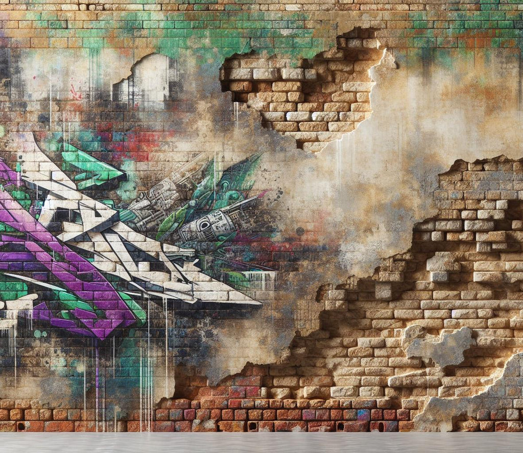 Graffiti Mural Wallpaper | Tags and Street Art - Urban Designs ...