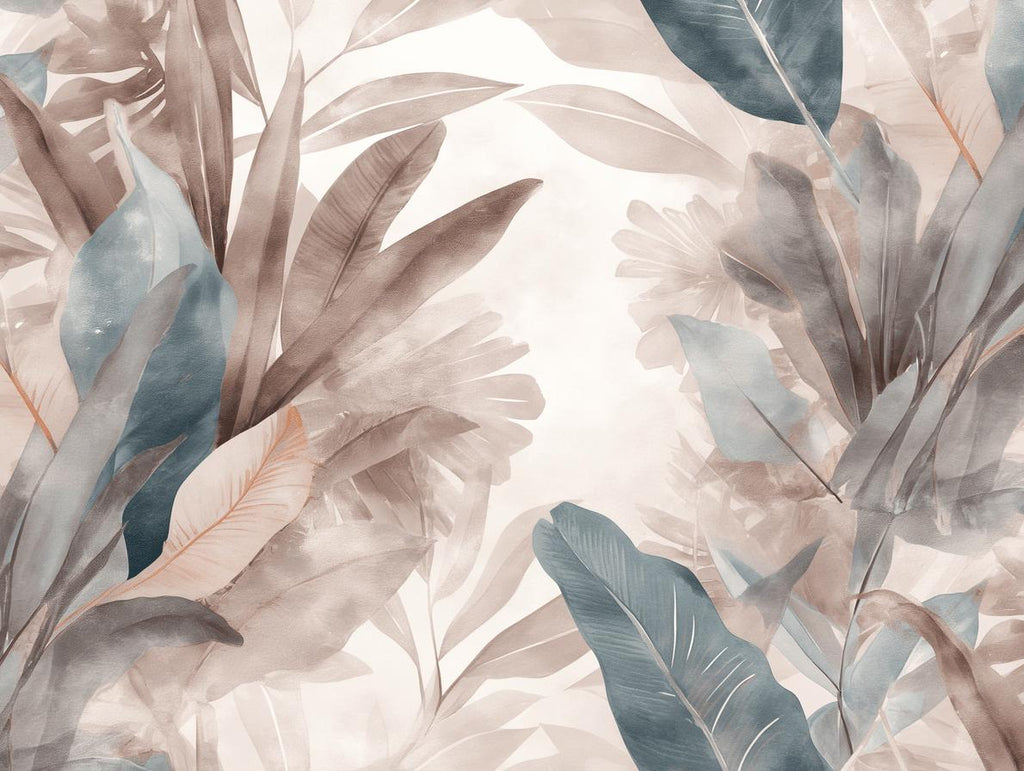 Foliage Mural Wallpaper | Chic and Colorful Designs — WonderMural