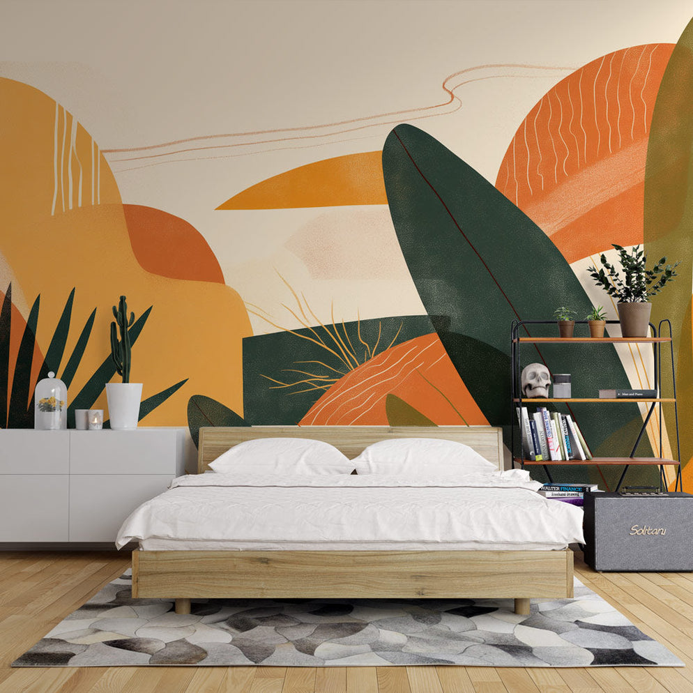 Contemporary Mural Wallpaper | Nature Landscape — WonderMural