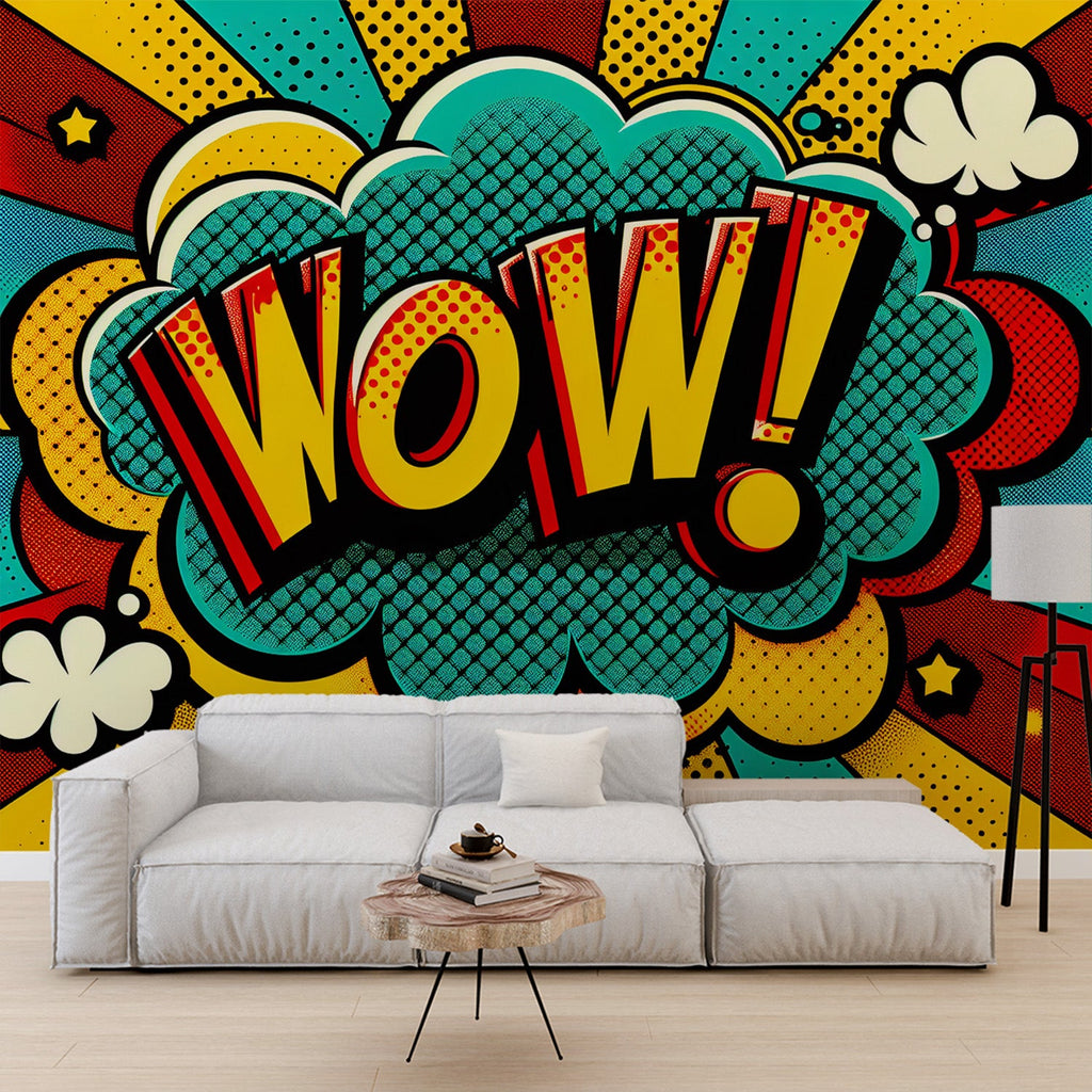 Comic Strip Mural Wallpaper | Fun & Creative Decor — WonderMural