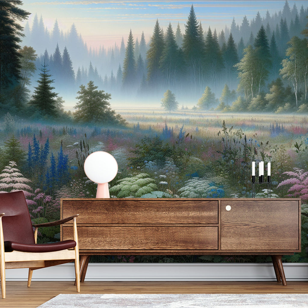 Prairie Mural Wallpaper | Country Poetry on Your Walls — WonderMural
