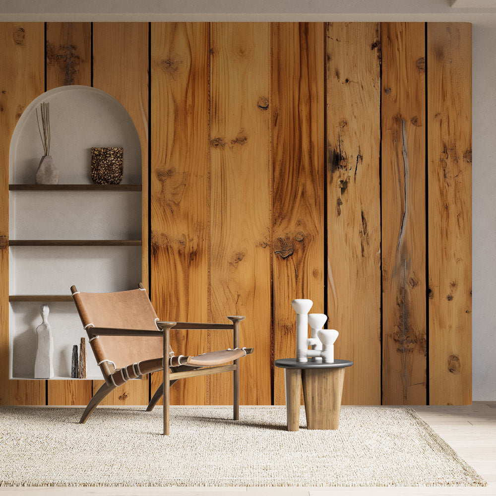 Wood Effect Mural Wallpaper | Parquet Style — WonderMural