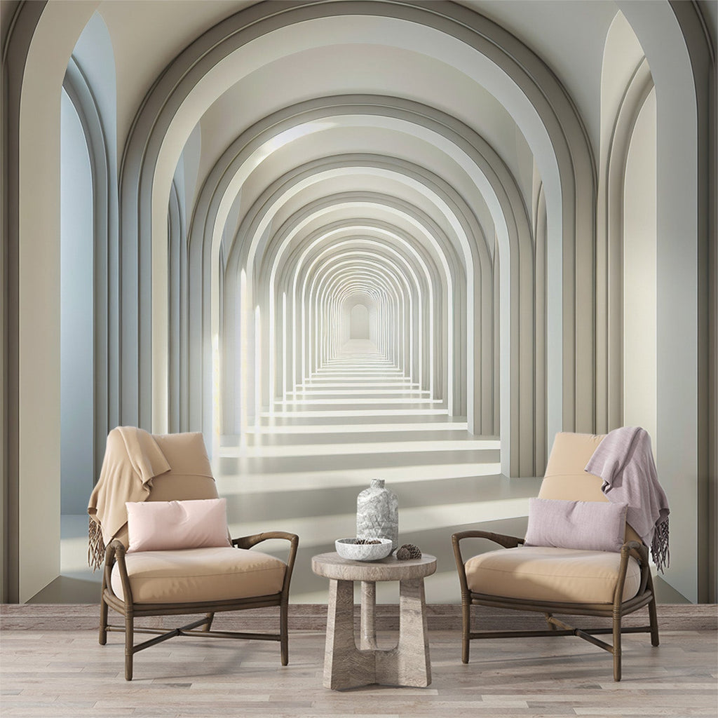 Optical Illusion Mural Wallpaper | Optical Effects & Wall Illusions ...