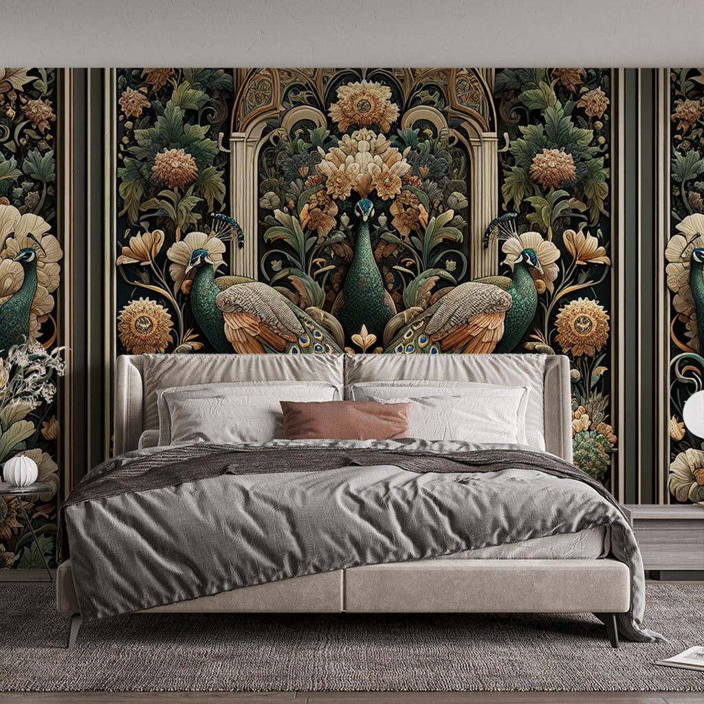 Vintage Mural Wallpaper | Timeless Retro Design — WonderMural