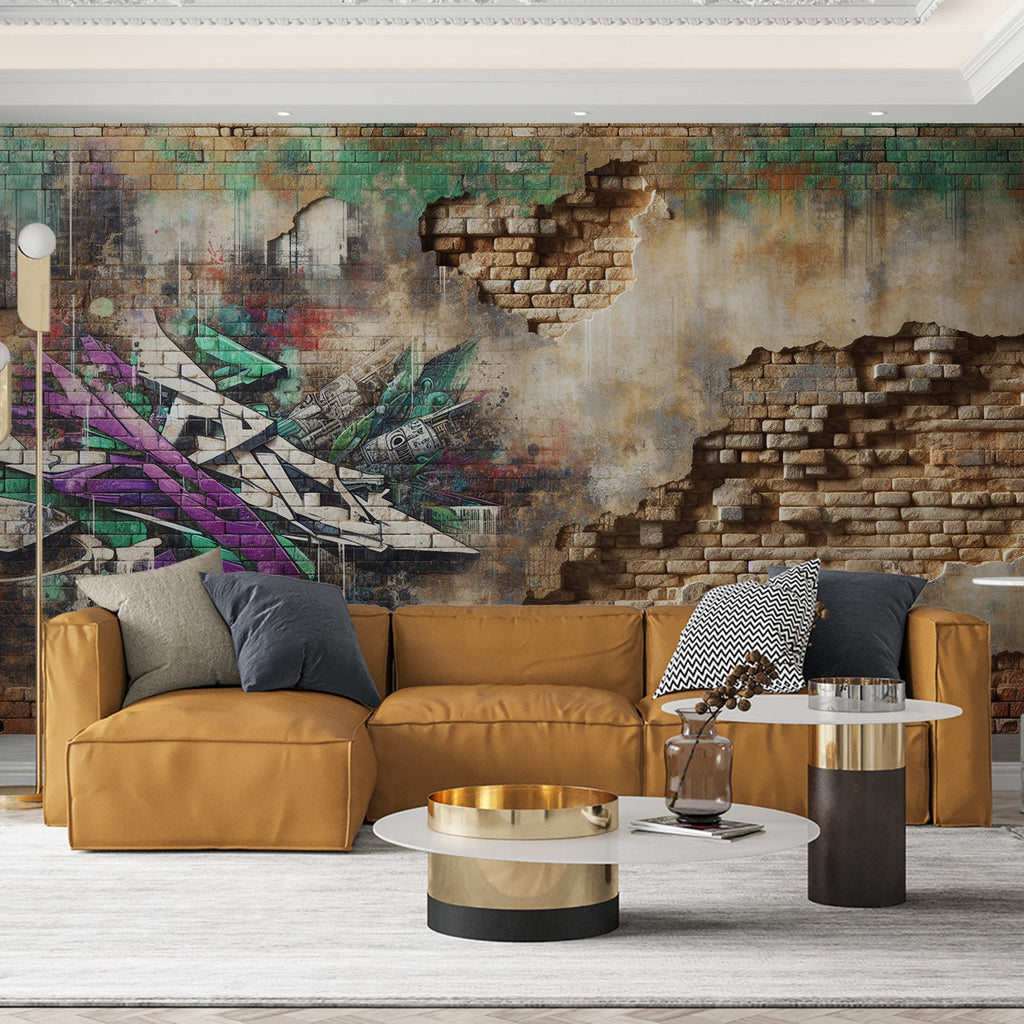 Graffiti Mural Wallpaper | Tags and Street Art - Urban Designs ...