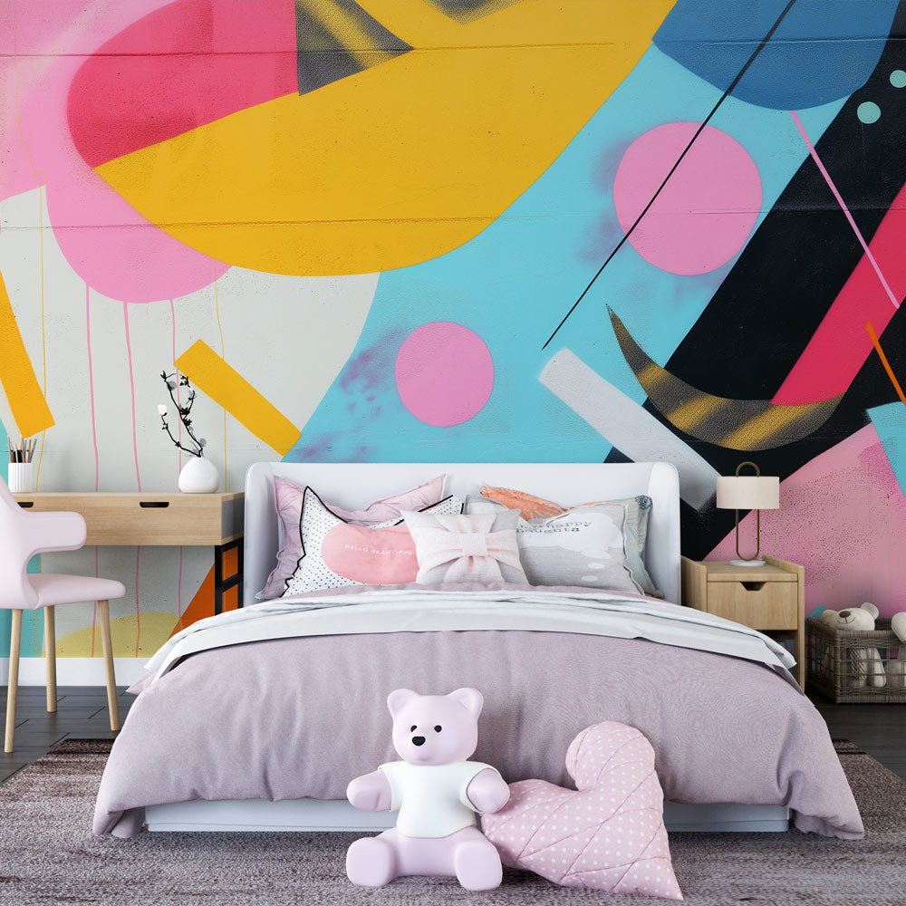 Mural Wallpaper teen room | Tags pop art — WonderMural