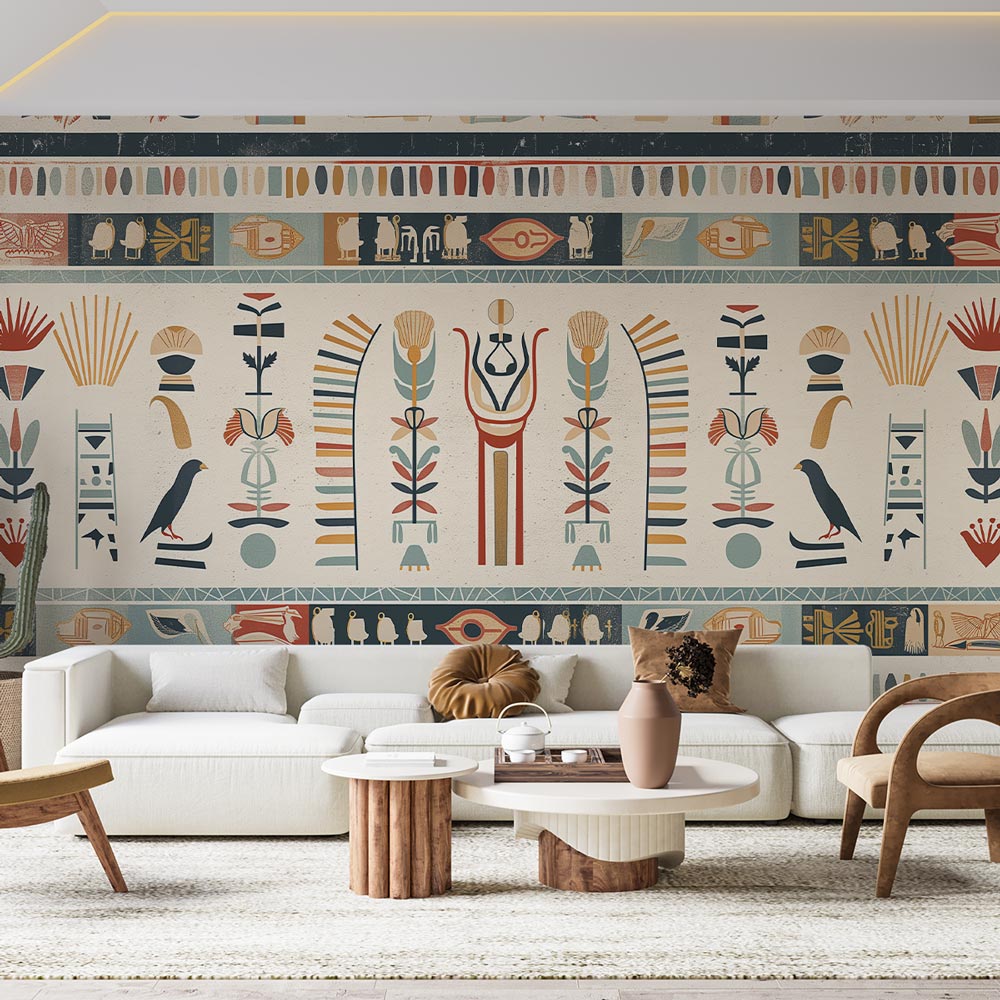 Mural Wallpaper Ancient Egypt | Egyptian symbols — WonderMural