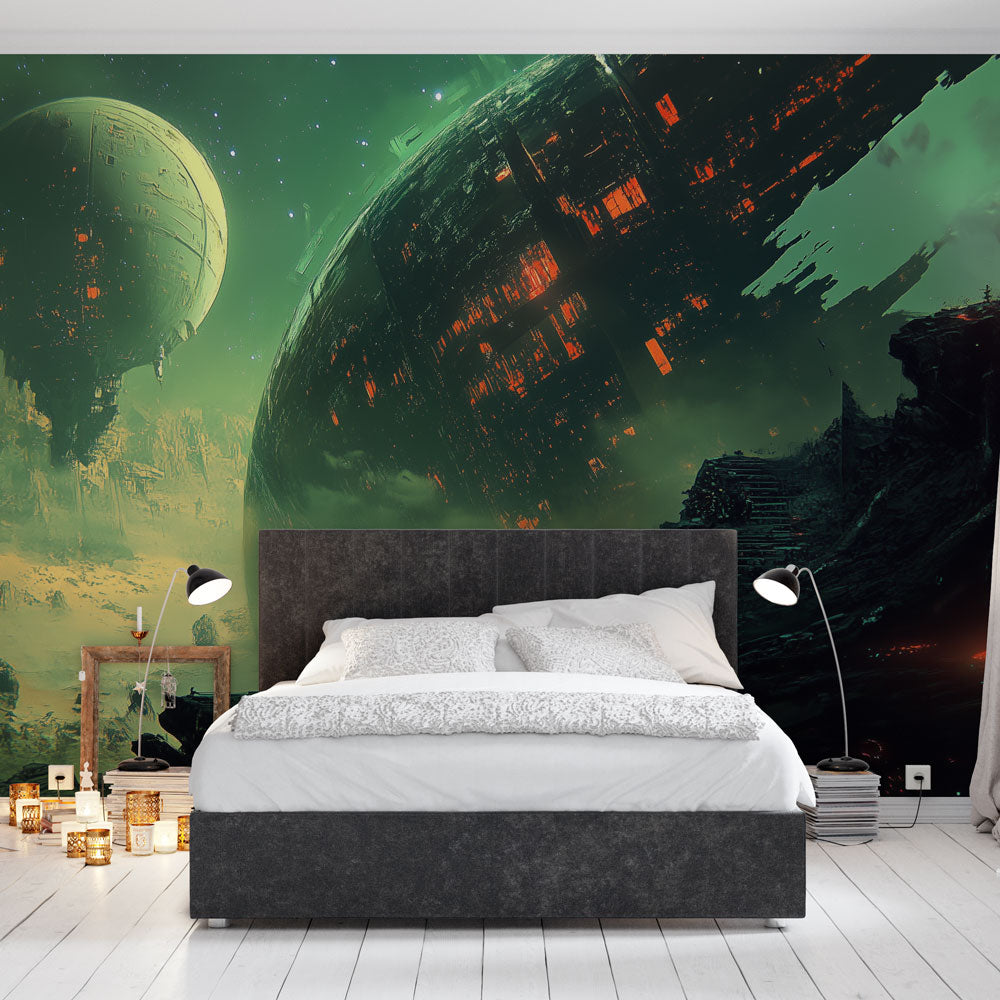 Mural Wallpaper science-fiction | Alien landscape — WonderMural