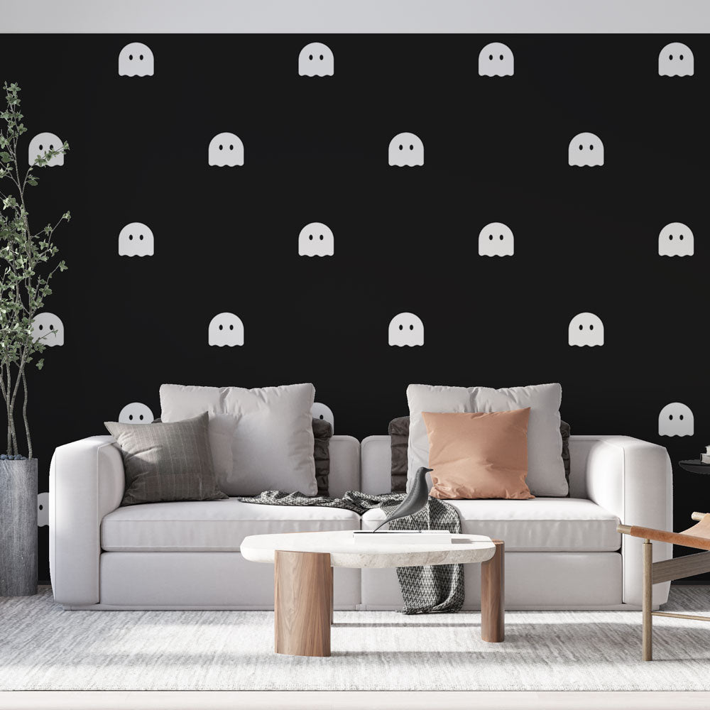 Mural Wallpaper ghost | Playful and nocturnal design — WonderMural