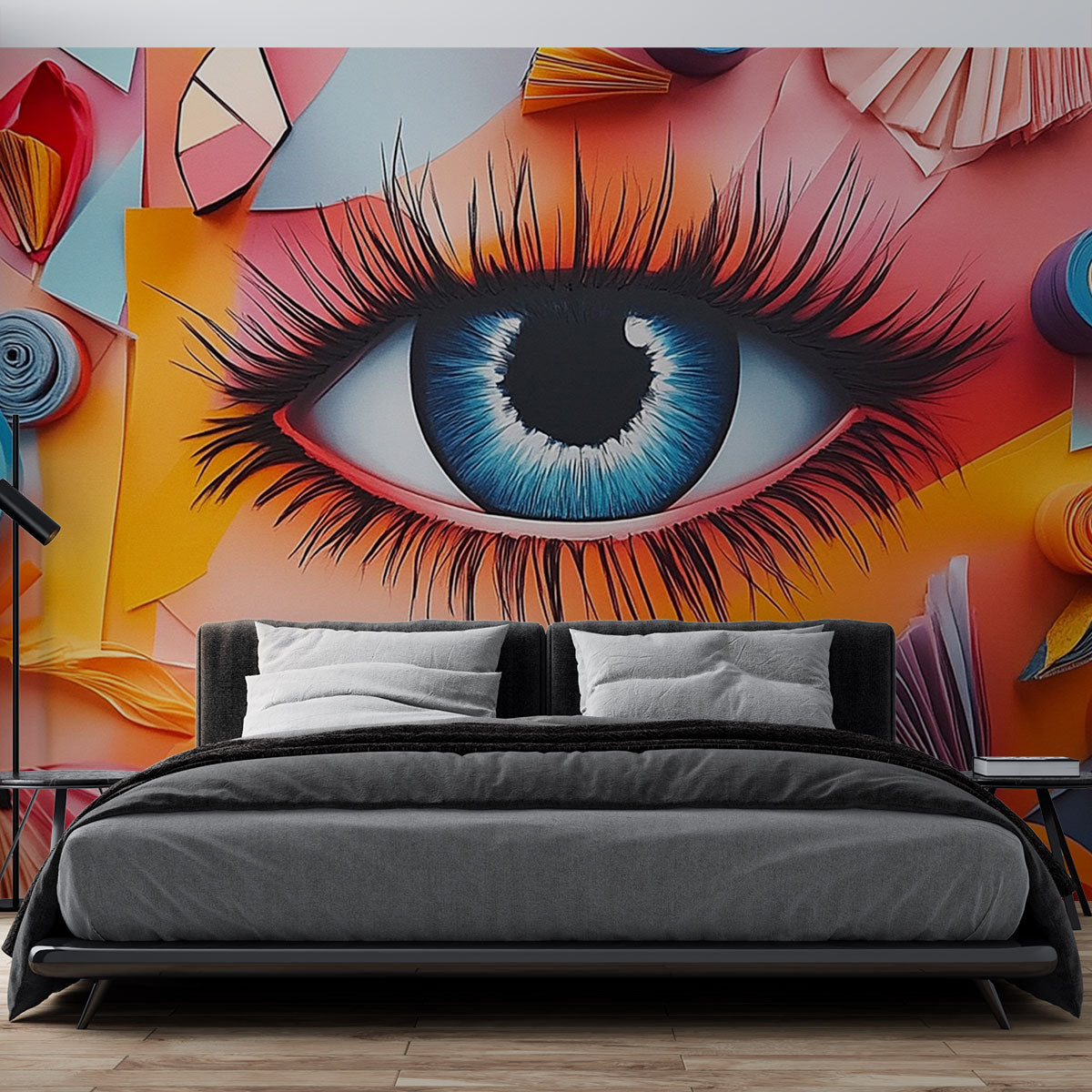 Tapeta artystyczne oko | Kolorowe i nowoczesne wzoryI18n Error: Missing ...