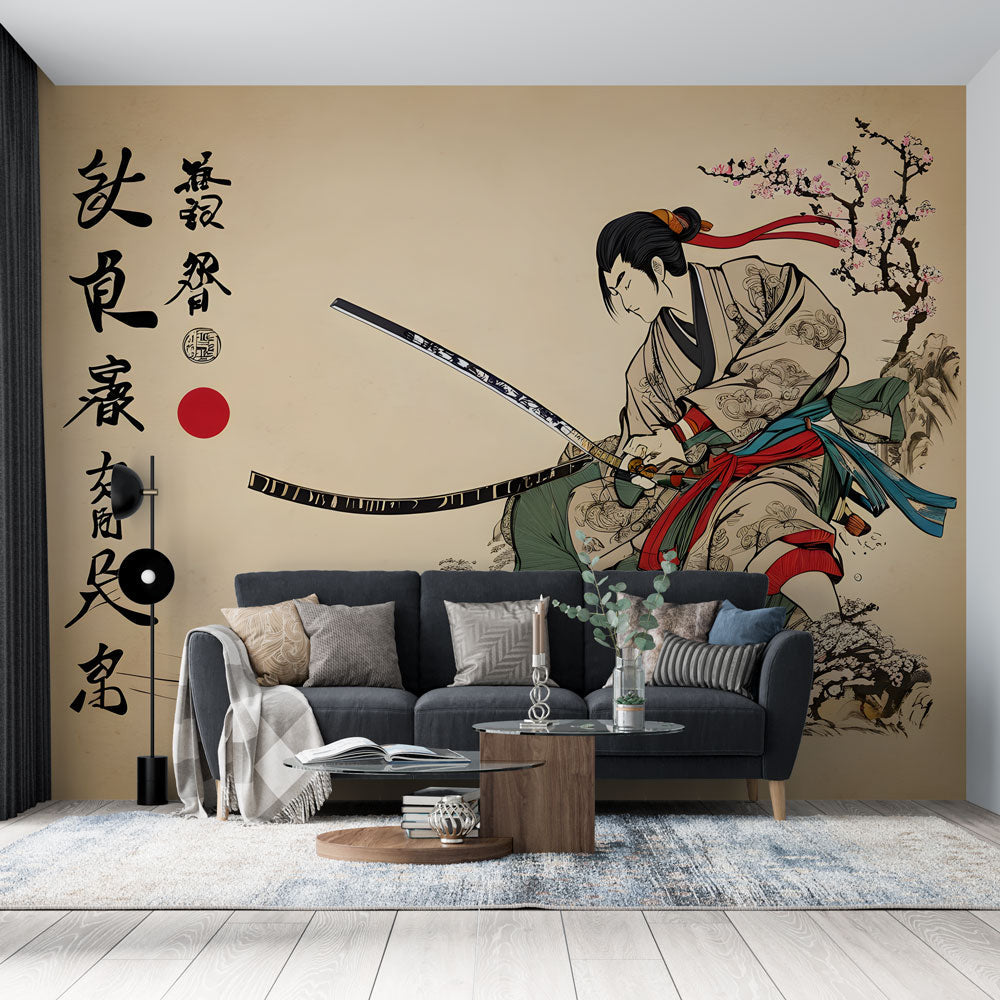 Mural Wallpaper Japanese | Japanese Martial Art — WonderMural