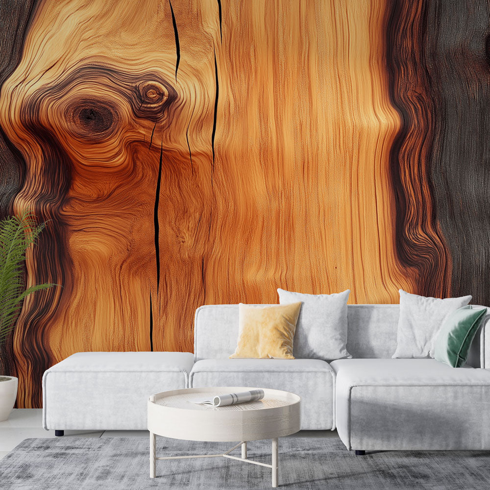 Papel pintado wood | Textura de madera con tonos cálidos y fríos ...