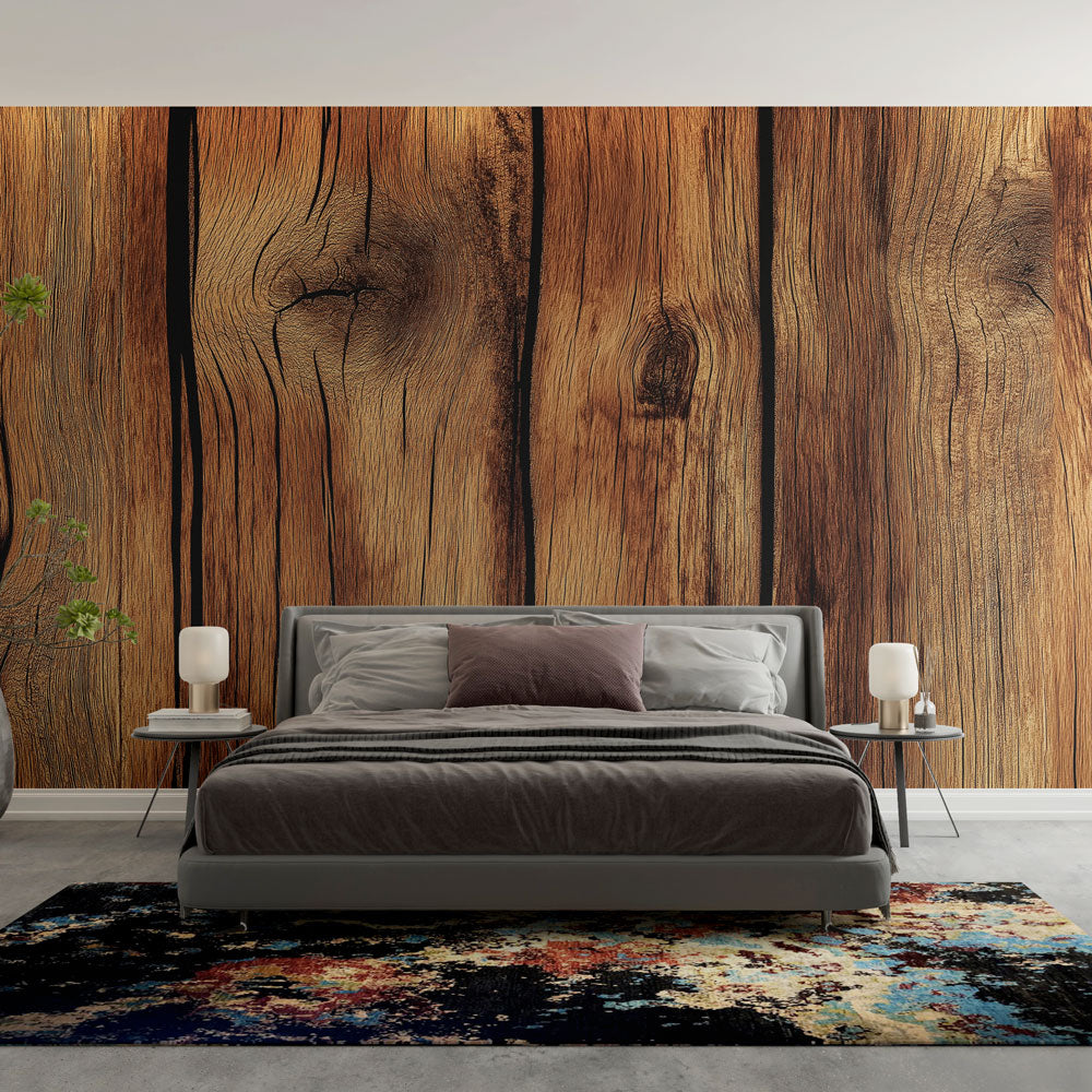 Papel pintado rustic wood | Texturas de madera natural y cálida ...