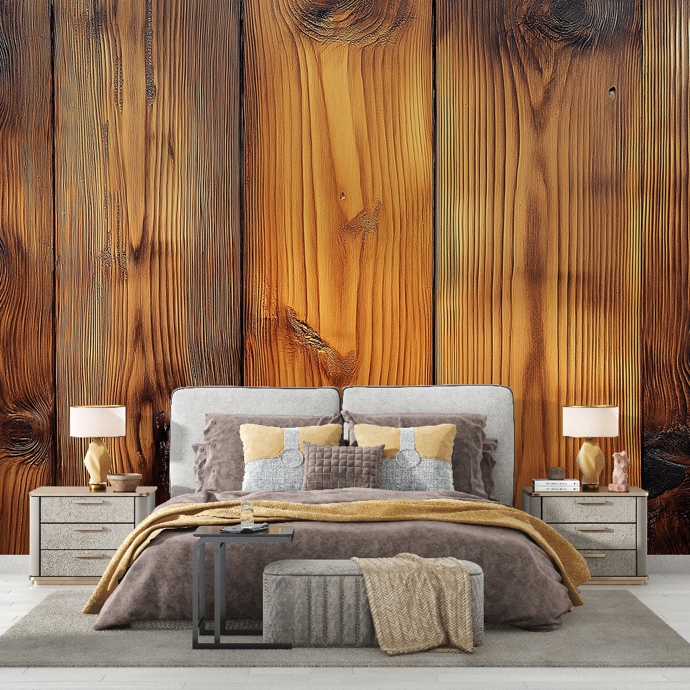 Papel pintado Wood | Texturas de madera natural con tonos cálidos ...