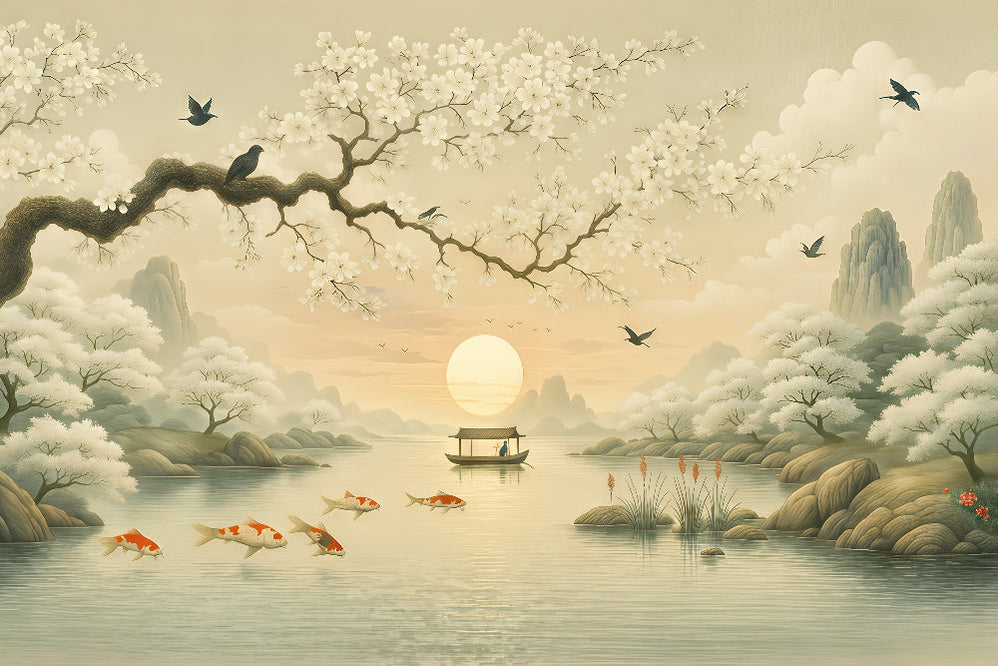 Japanese Mural Wallpaper | Zen Elegance and Harmony for Your Walls ...