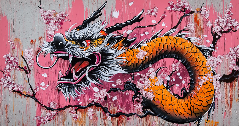 Dragon Mural Wallpaper | Fantasy and Elegance for Your Walls — WonderMural