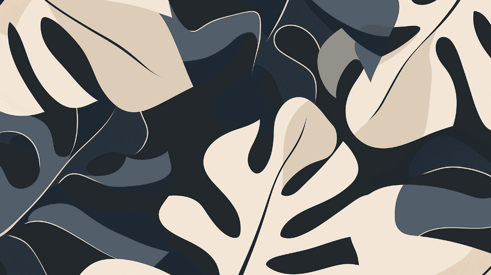Monstera Mural Wallpaper | Color and Black-and-White Decor. — WonderMural