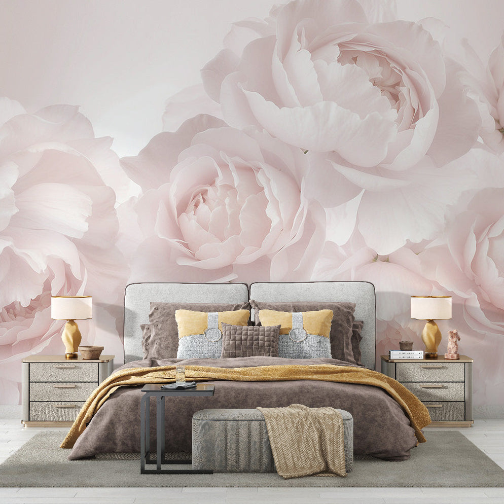 Large Flower Mural Wallpaper | Roses — WonderMural