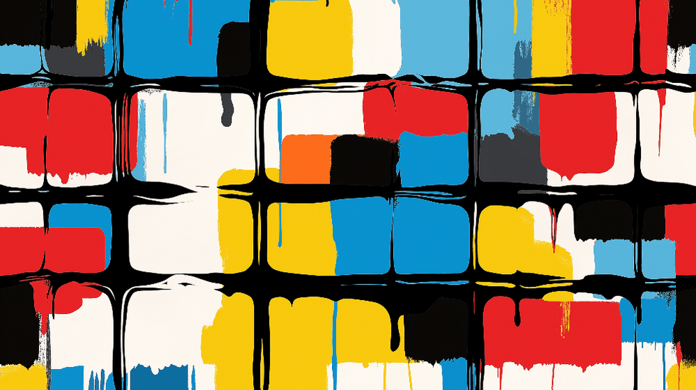 Geometric Mural Wallpaper | Graphic - Modern - Colorful — WonderMural