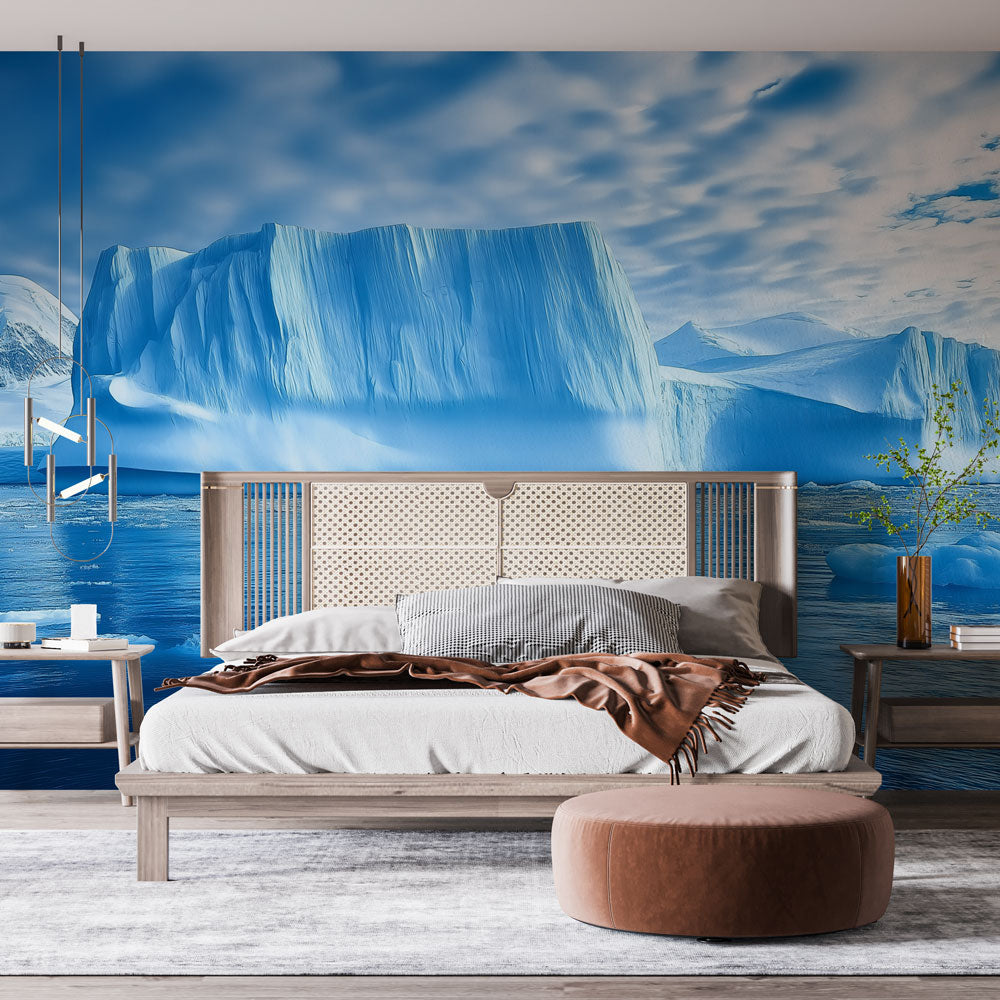 Mural Wallpaper iceberg | Spectacular view of an iceberg in the ocean ...