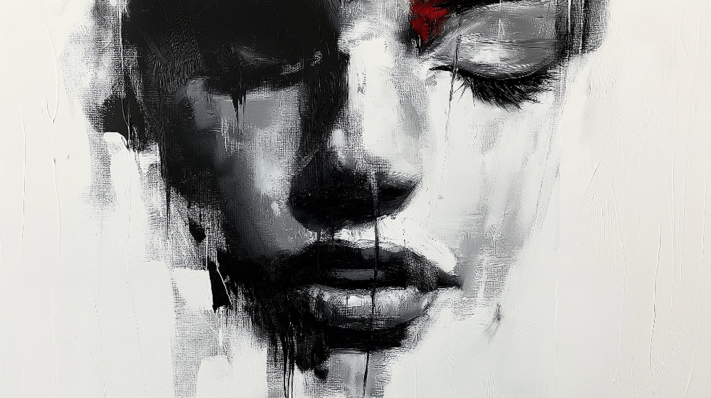 Face Mural Wallpaper | The Art of Portrait Enhances Your Walls ...