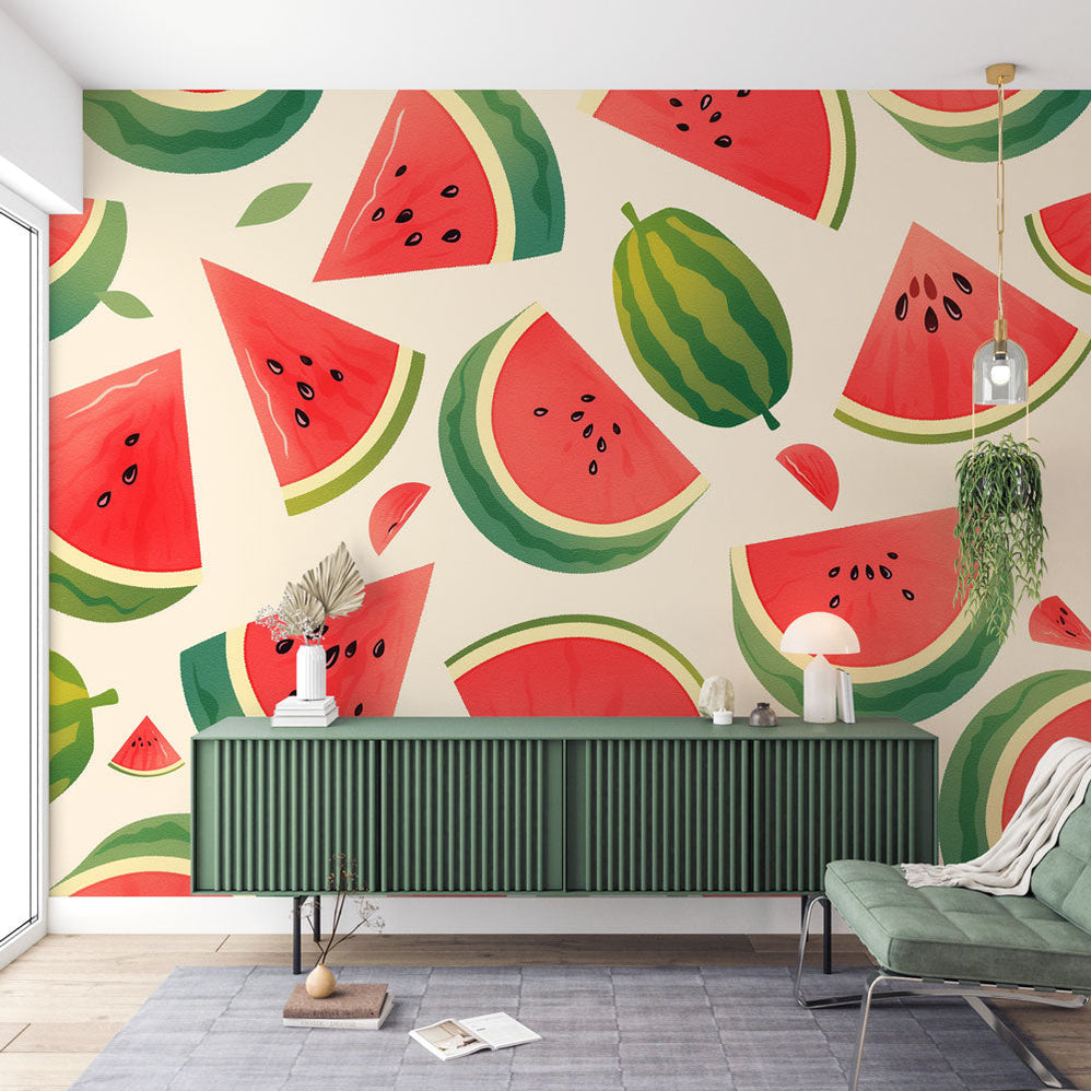 Mural Wallpaper Collage | Deer and Dark Forest — WonderMural