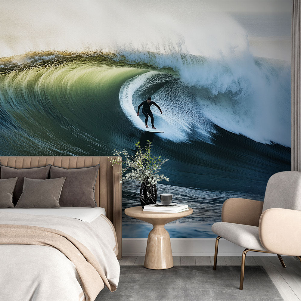 Mural Wallpaper surf | Impressive wave — WonderMural